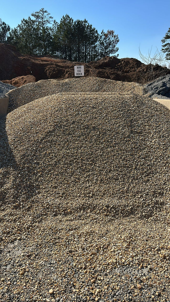 Mini White Egg Rock | PER TON – Golden Landscaping Supply